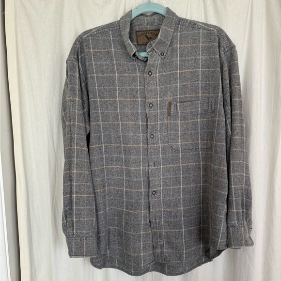 Field & Stream | Shirts | Field Stream Vintage Gray Checkered Button ...